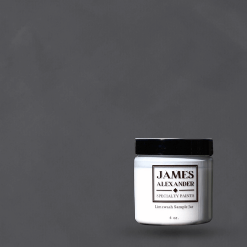 Carbone - Gray Black Limewash Wall Paint – Limewash Paint - James ...