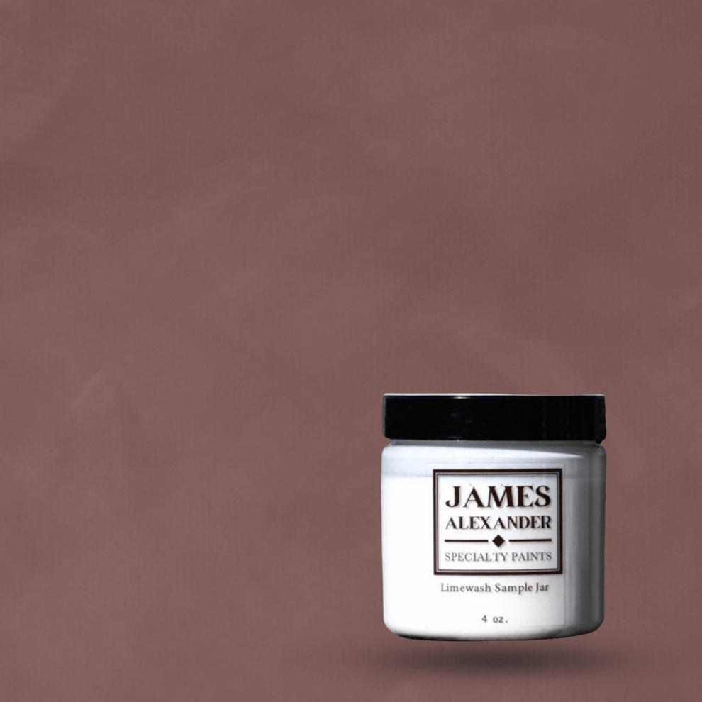 Montagna Rossa - Brown-Red Limewash Wall Paint – Limewash Paint - James ...