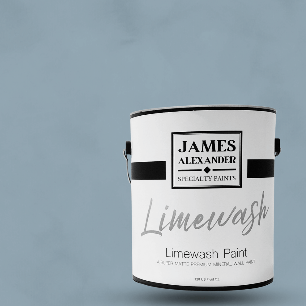 Onde - Blue Limewash Wall Paint – Limewash Paint - James Alexander Paints