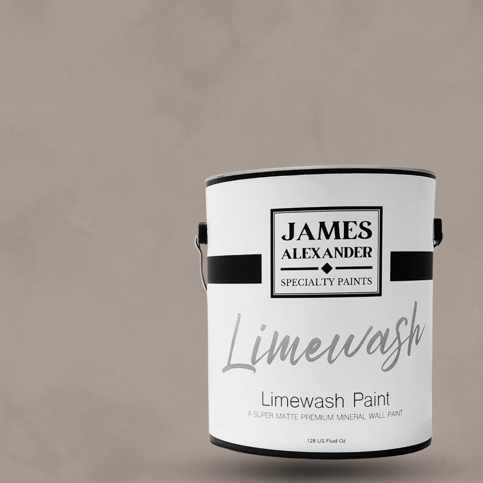 Tortora - Taupe Limewash Wall Paint – Limewash Paint - James Alexander ...